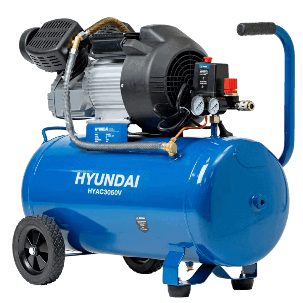 Genelite - Air Compressors 3HP Hyundai HYAC3050V Piston Compressor ...